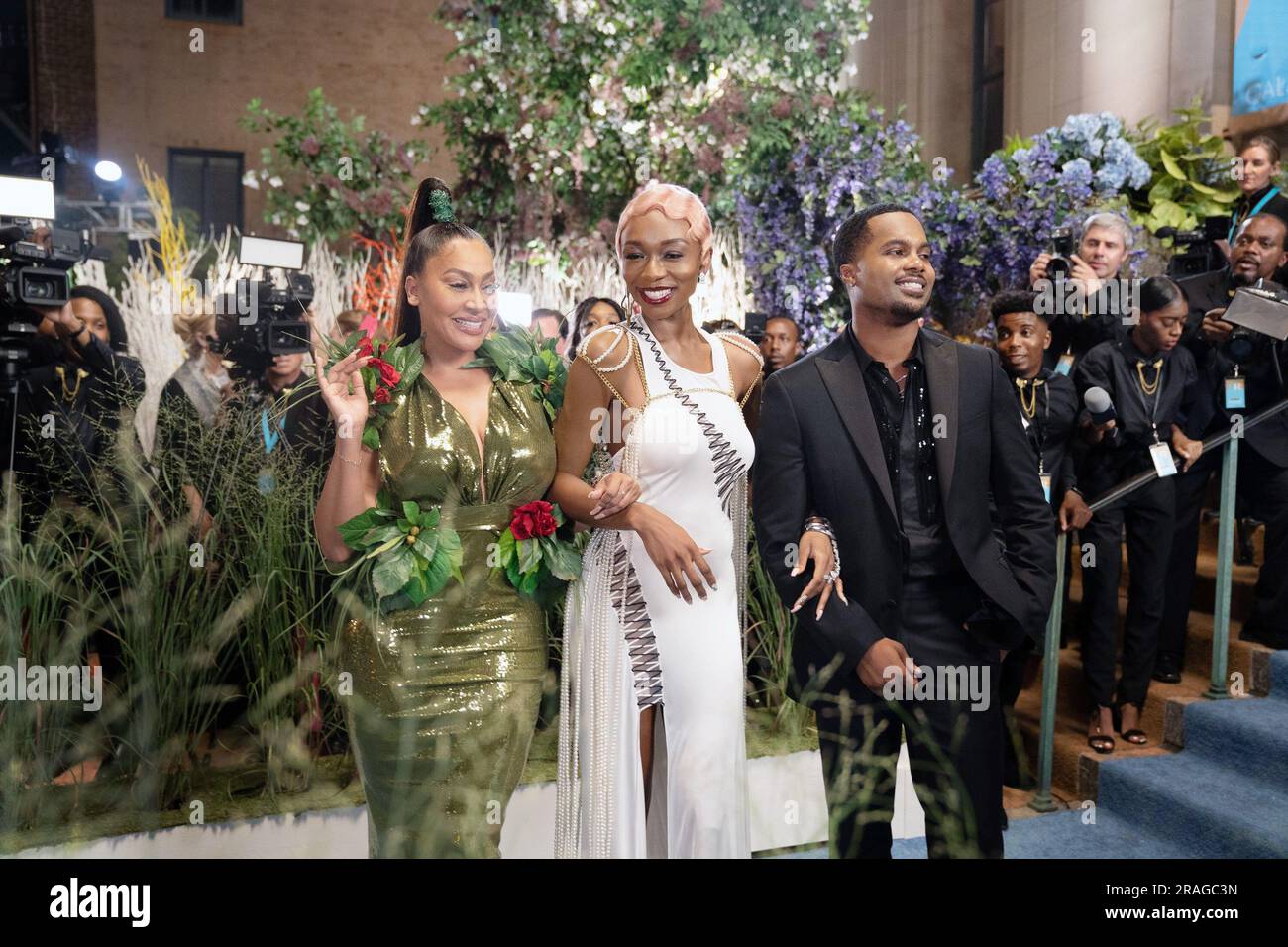 THE PERFECT FIND, from left: La La Anthony, Shayna McHayle, Steelo Brim ...