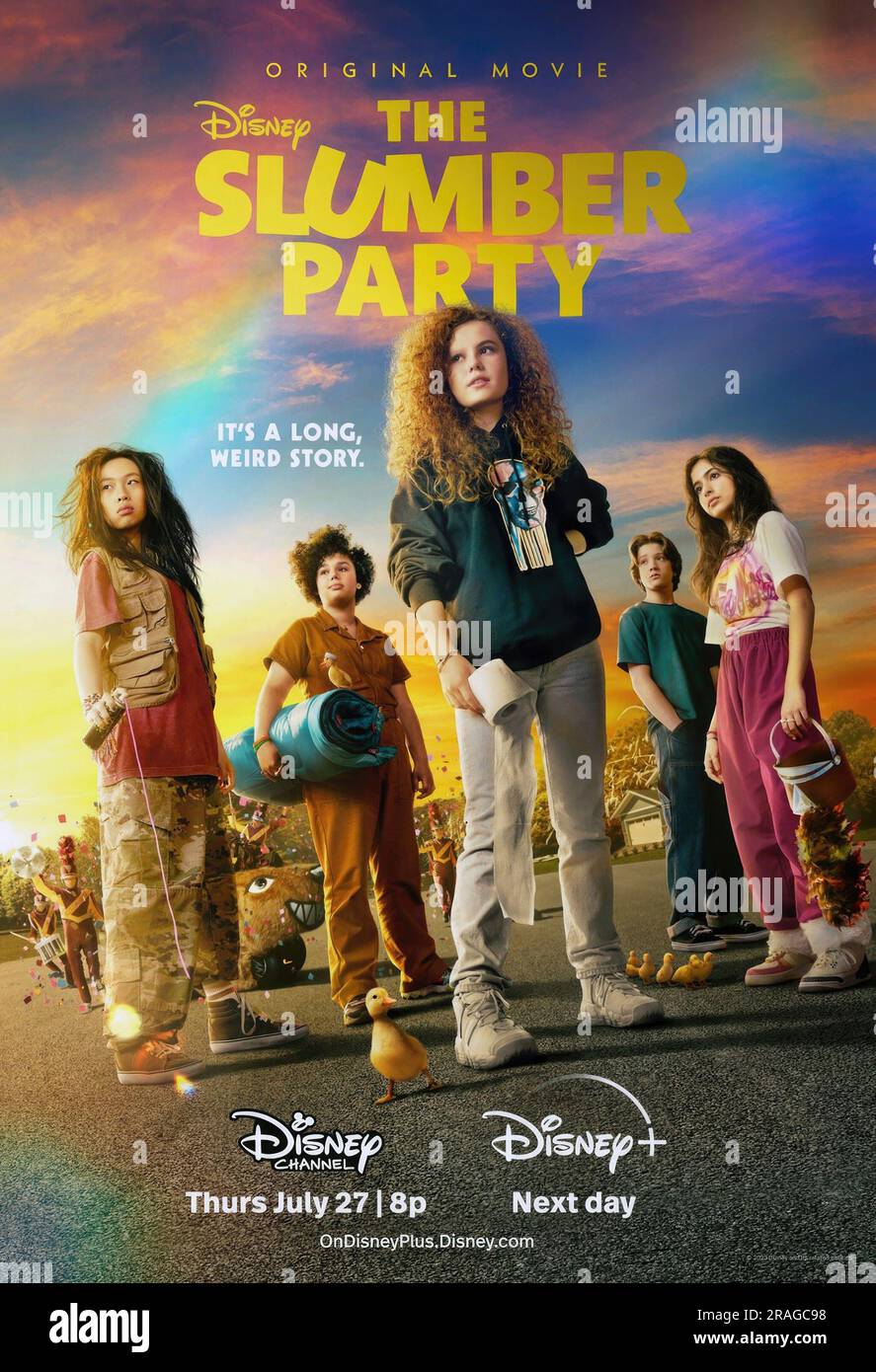 The Slumber Party Us Poster From Left Emmy Liu Wang Alex Cooper Cohen Darby Camp Ramon