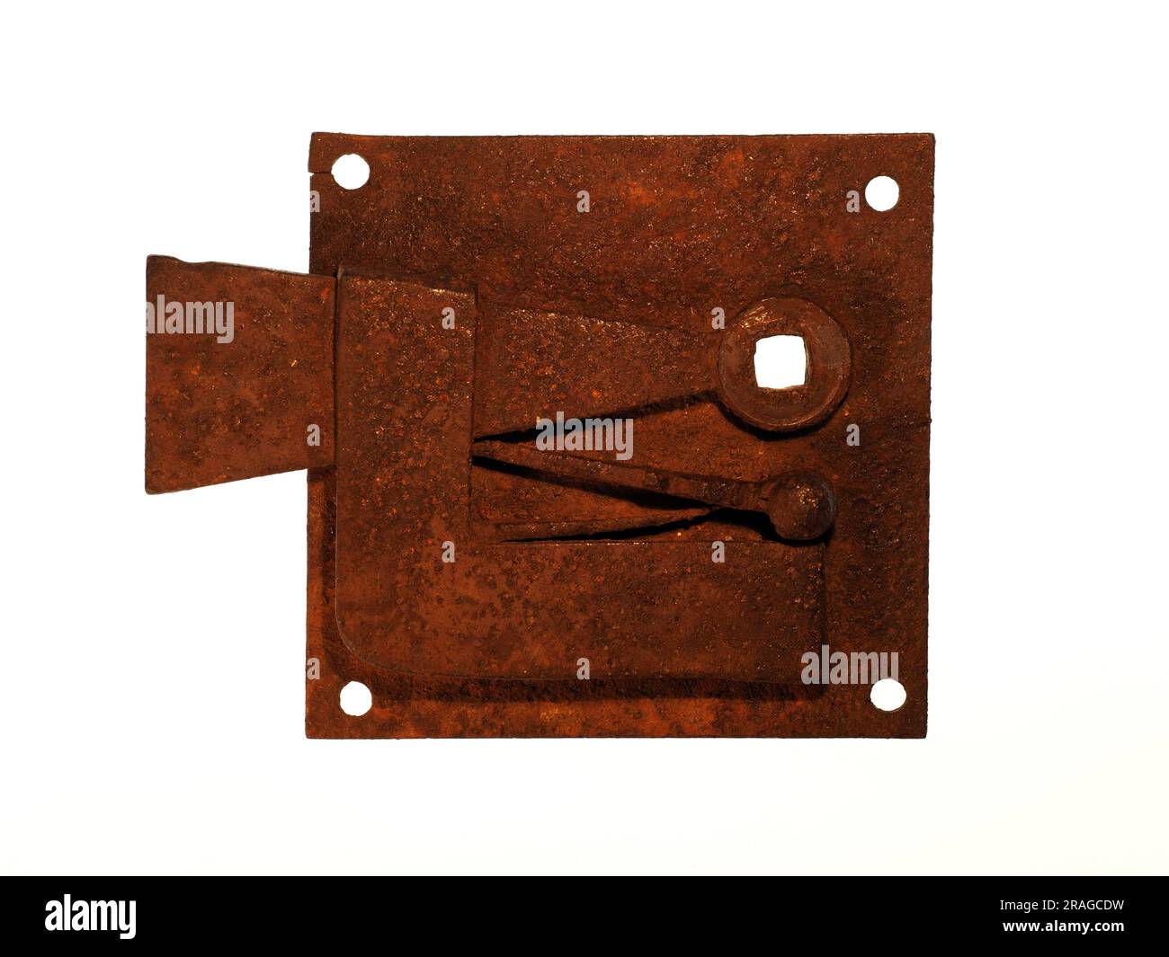 Door lock recovered from a Union Army campsite in the Culpeper ...