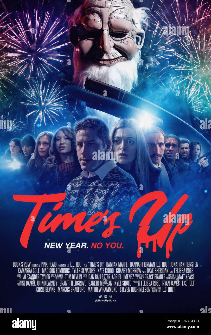 TIME'S UP, poster, from left, from stocking cap: Felissa Rose, Kate ...