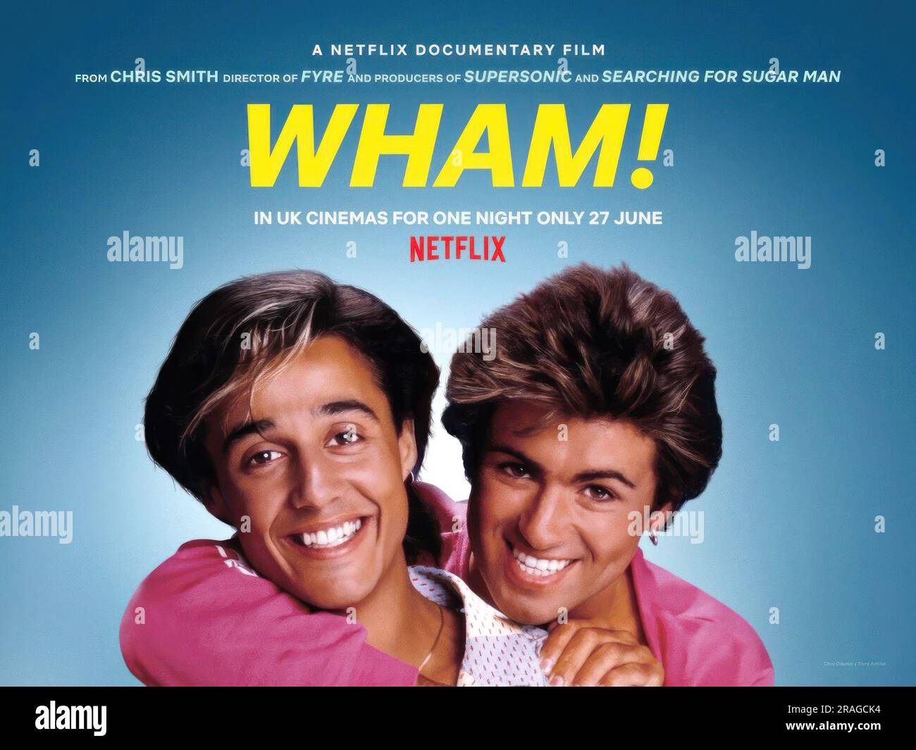WHAM!, British poster, from left: Andrew Ridgeley, George Michael ...