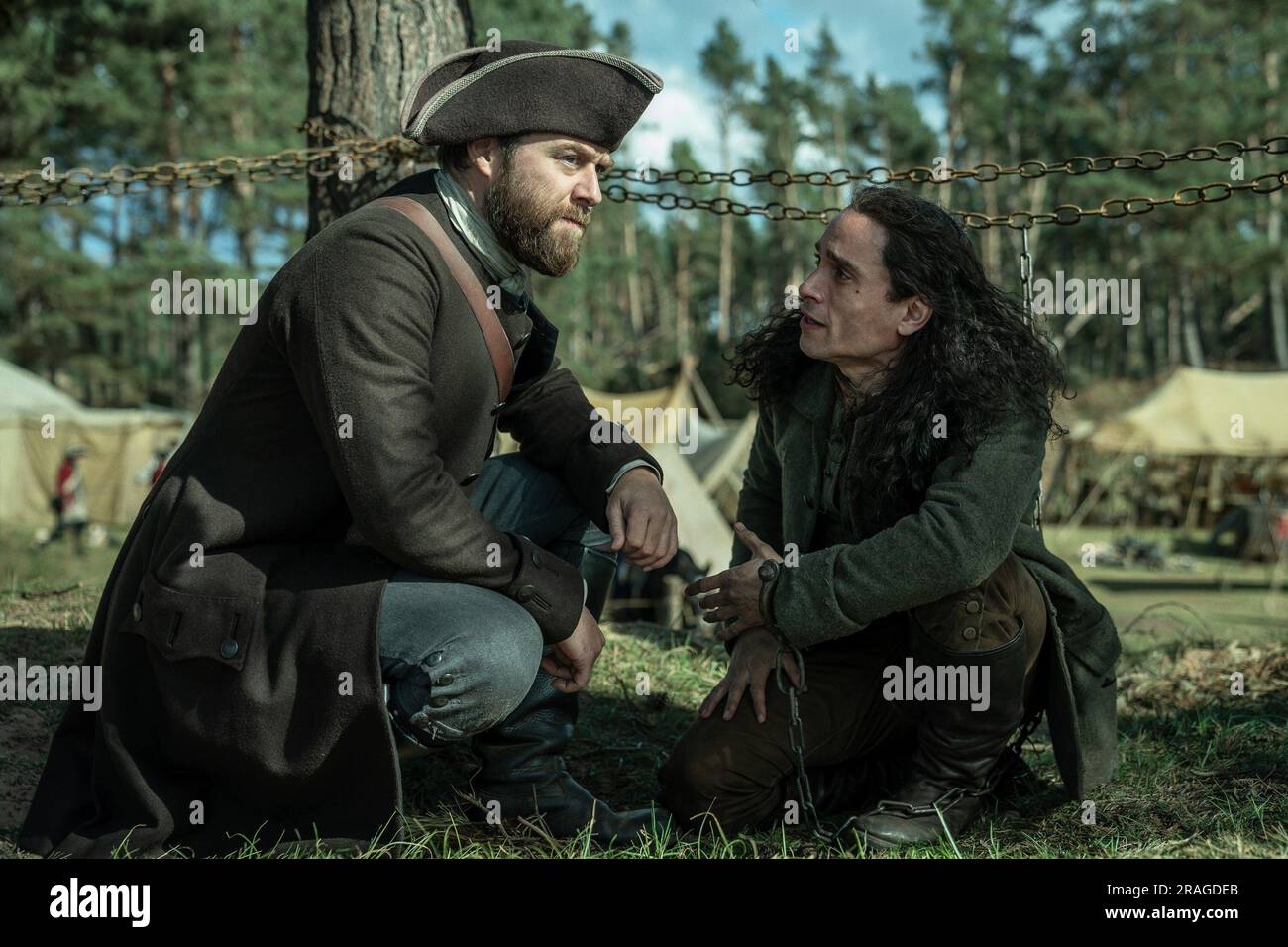 OUTLANDER, from left: Richard Rankin, Brennan Martin, A Life Well Lost ...