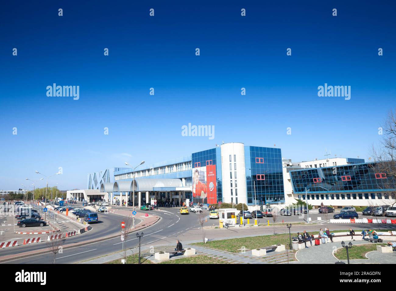Picture of the domestic terminal hall of Bucharest Otopeni Henri Coanda ...