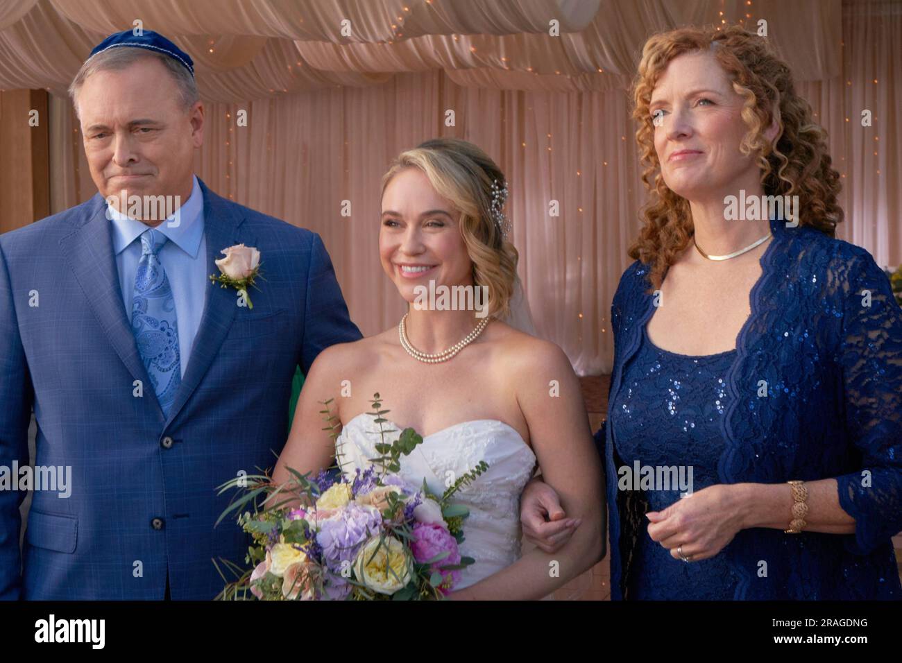 THE WEDDING CONTRACT, from left: Barry W. Levy, Becca Tobin, Colleen ...