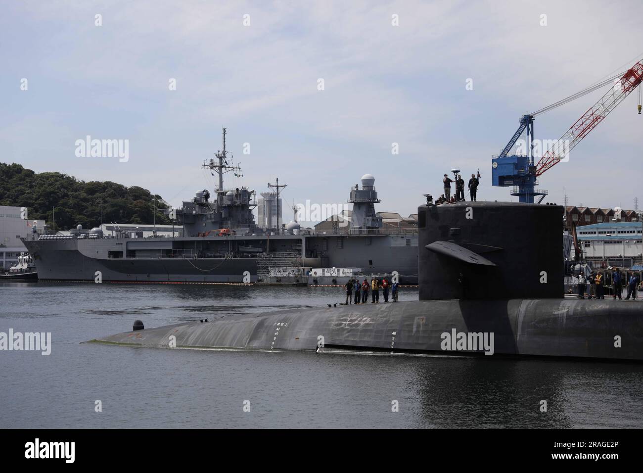 YOKOSUKA, Japan (July 2, 2023) The Ohio-class guided-missile submarine ...