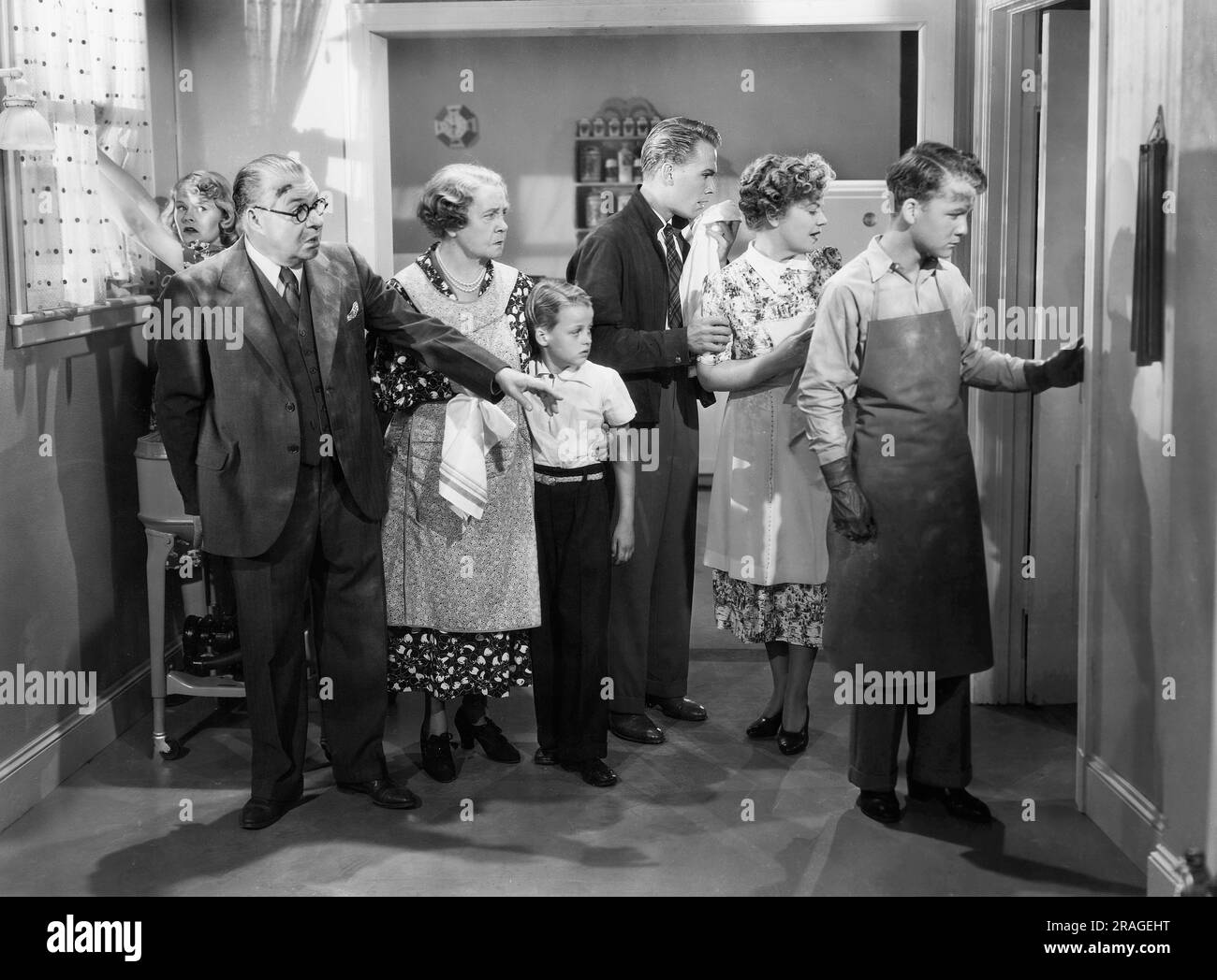 June Carlson, Jed Pouty, Florence Roberts, Billy Mahan, Spring Byington ...