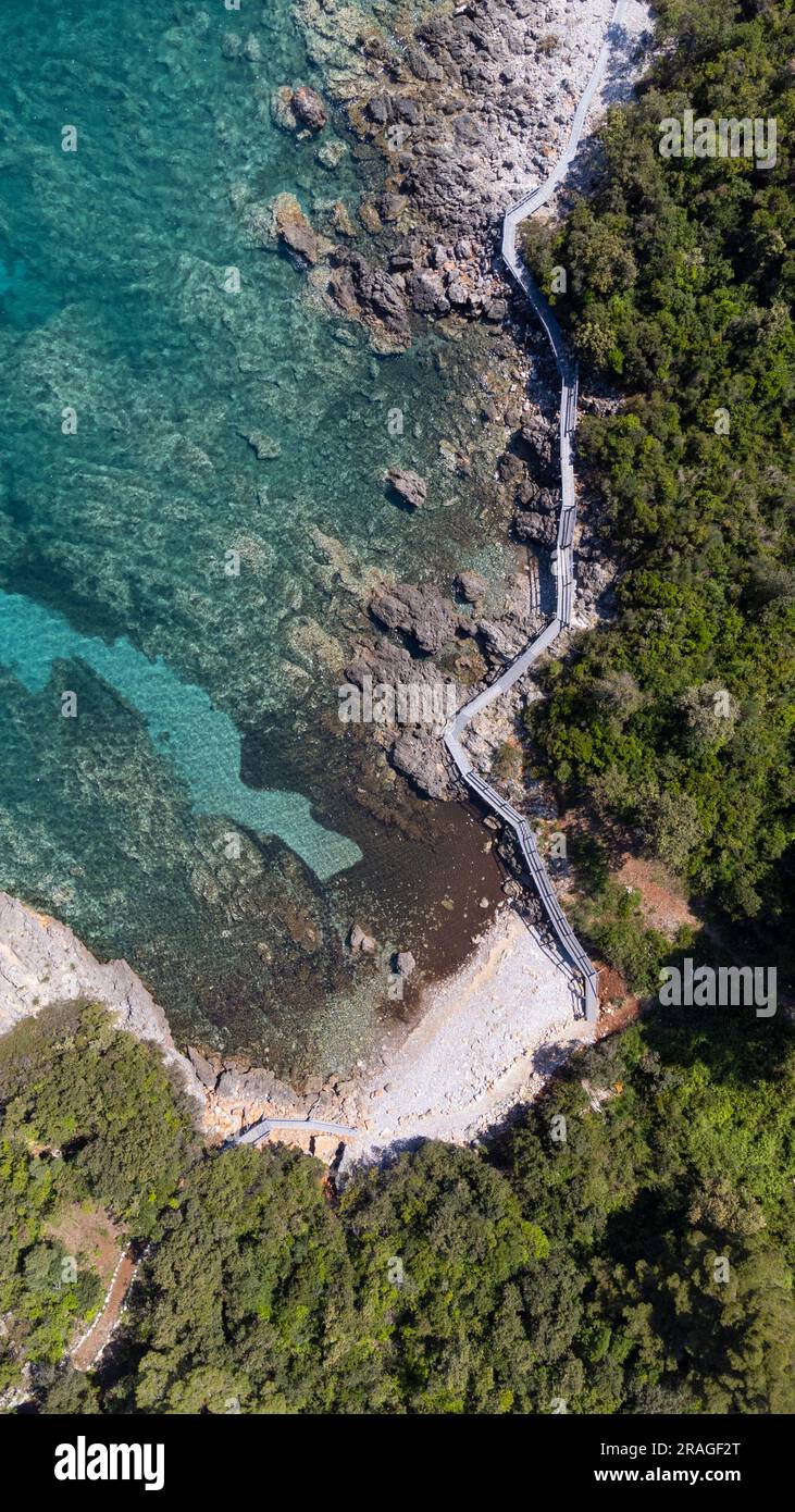 Aerial drone view adriatic hi-res stock photography and images - Alamy