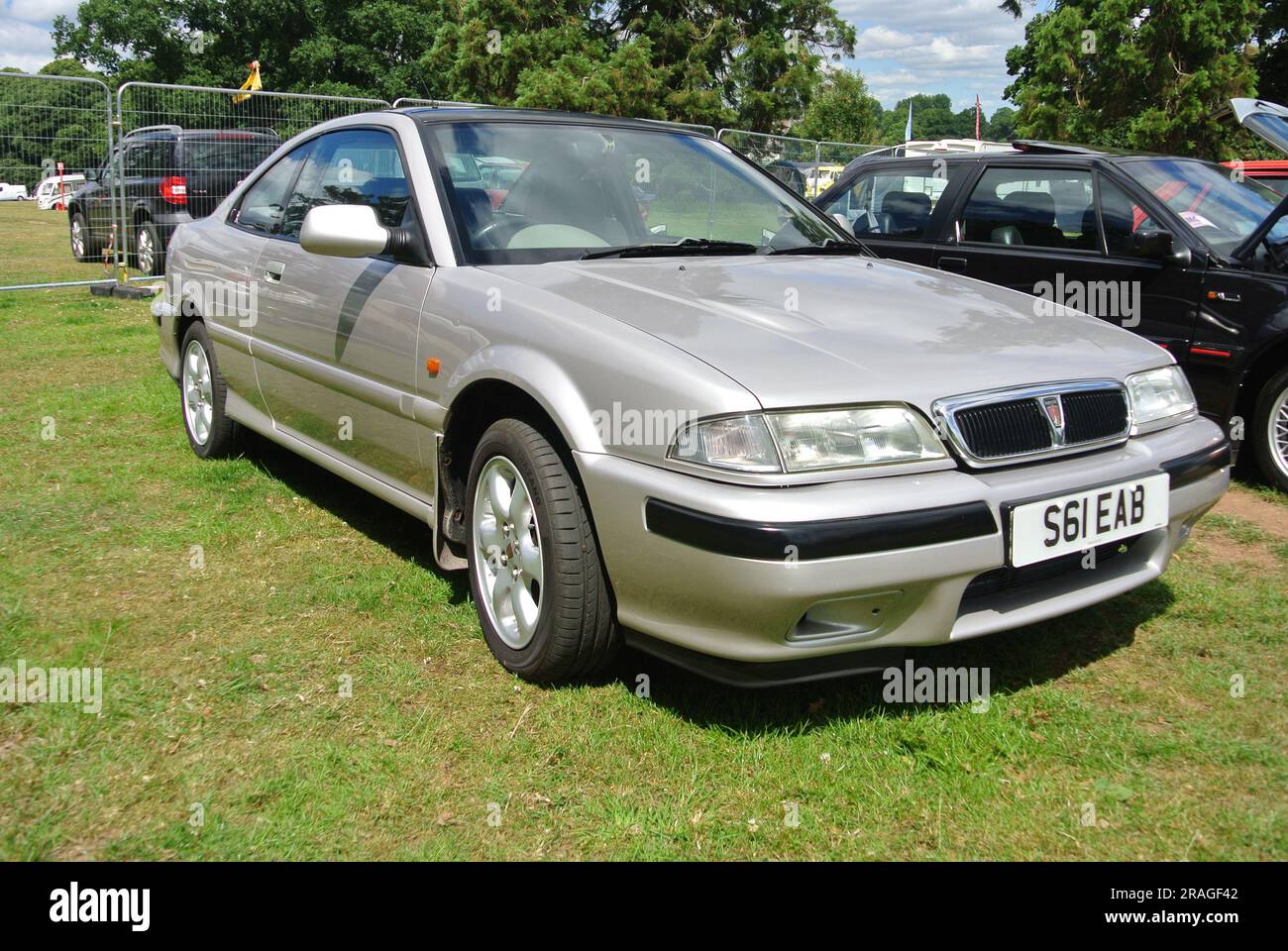 A 1997 Rover 216 Coupe parked on display at the 47th Historic Vehicle ...