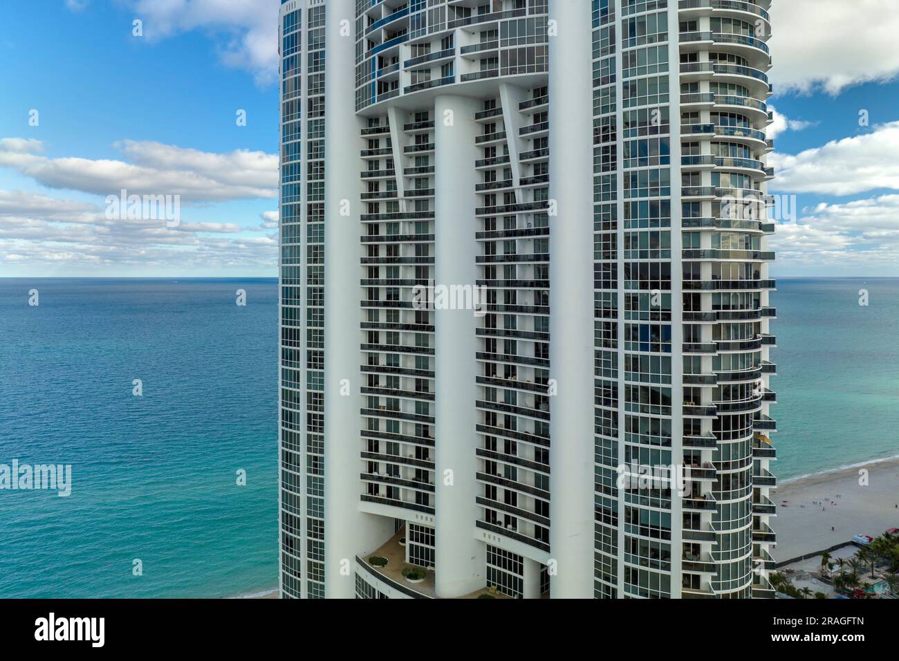 Sunny Isles Beach city with luxurious highrise hotels and condo ...