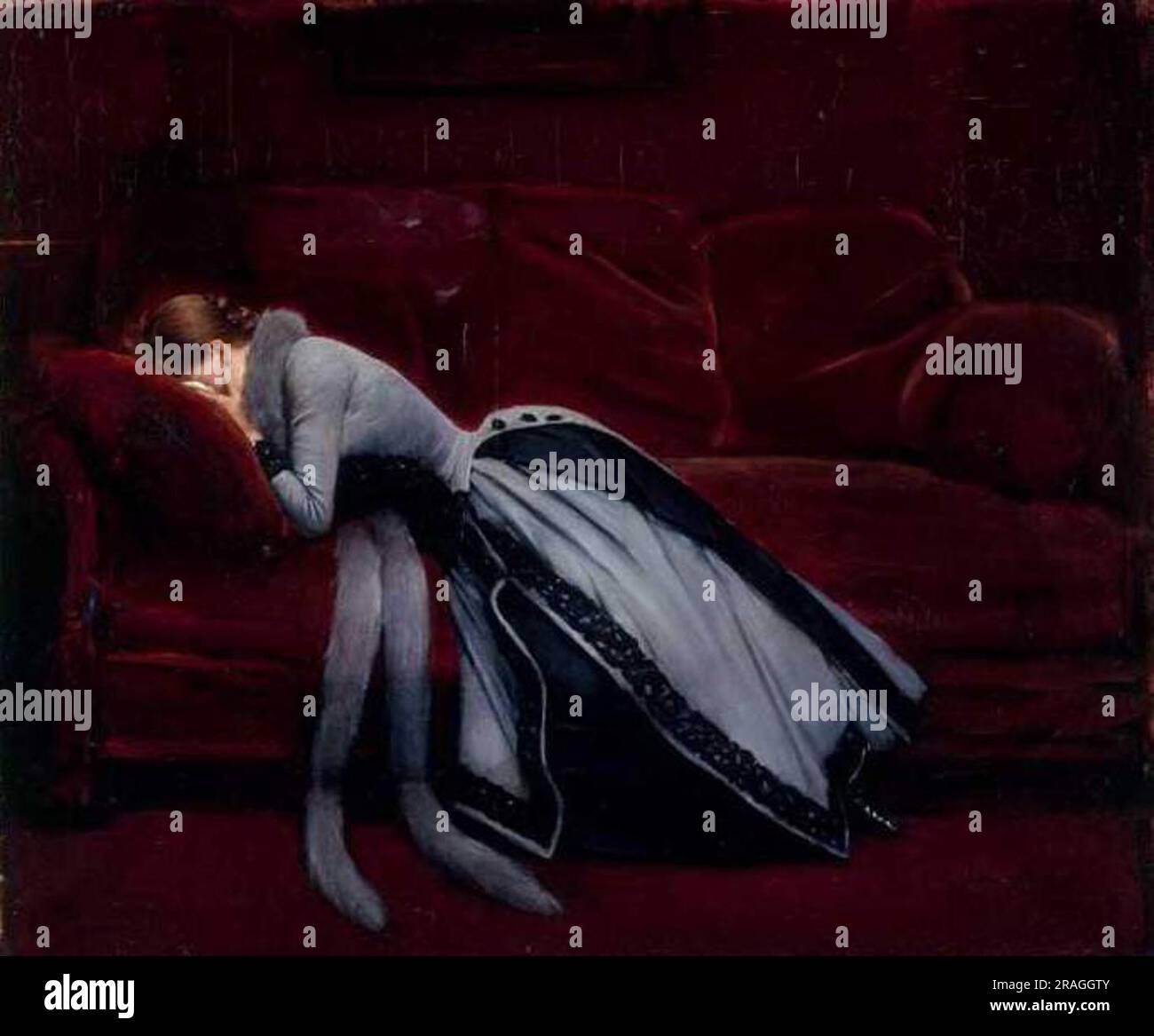 After the misdeed c.1885 - c.1890; Paris, France by Jean Béraud Stock ...