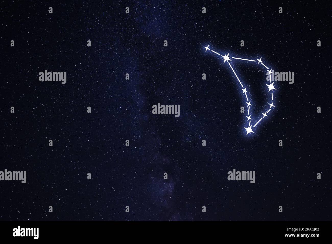 Capricornus constellation hi-res stock photography and images - Alamy