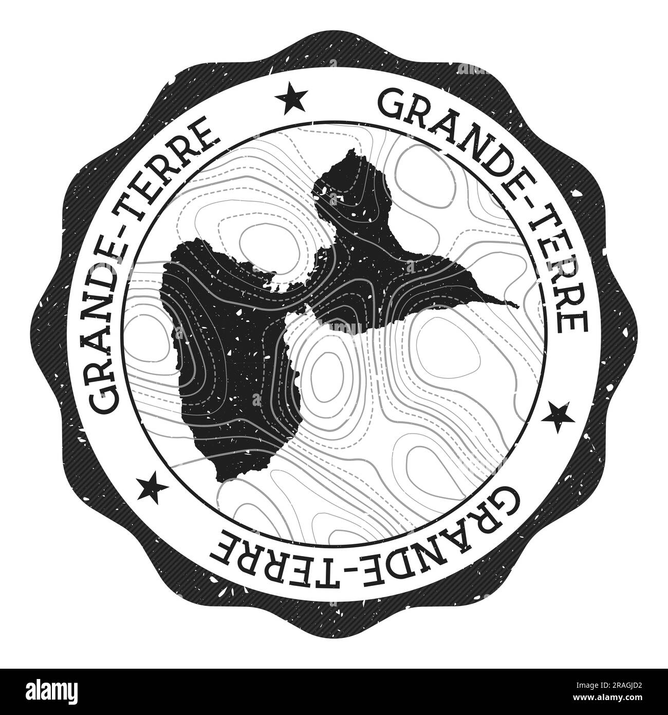 Grande terre vector map Stock Vector Images - Alamy