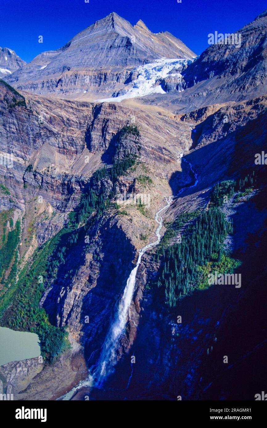 Aerial image of Cummins Lakes Provincial Park, Rocky Mountains, BC ...