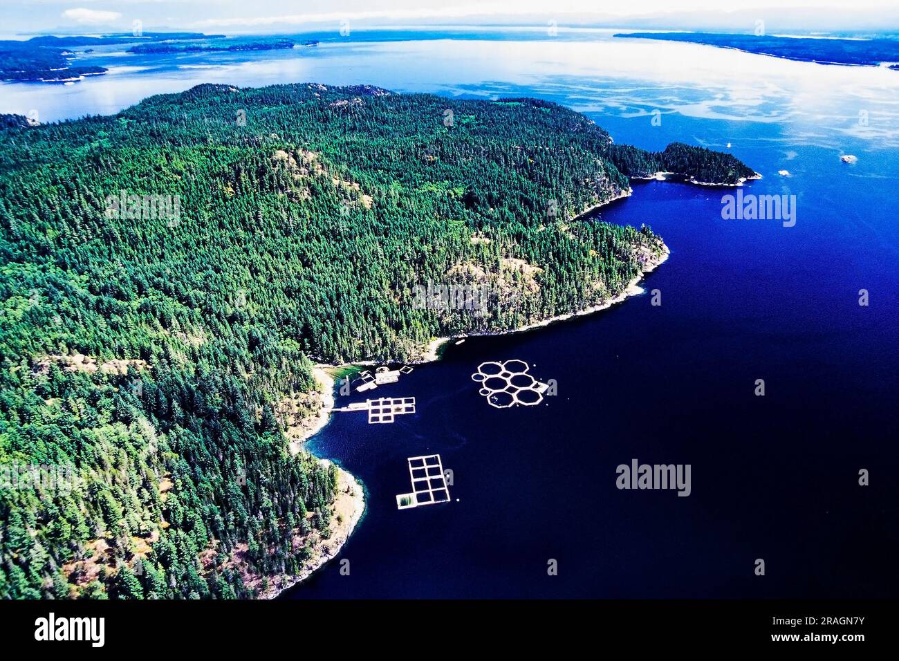 Aerial image fish farms hi-res stock photography and images - Alamy