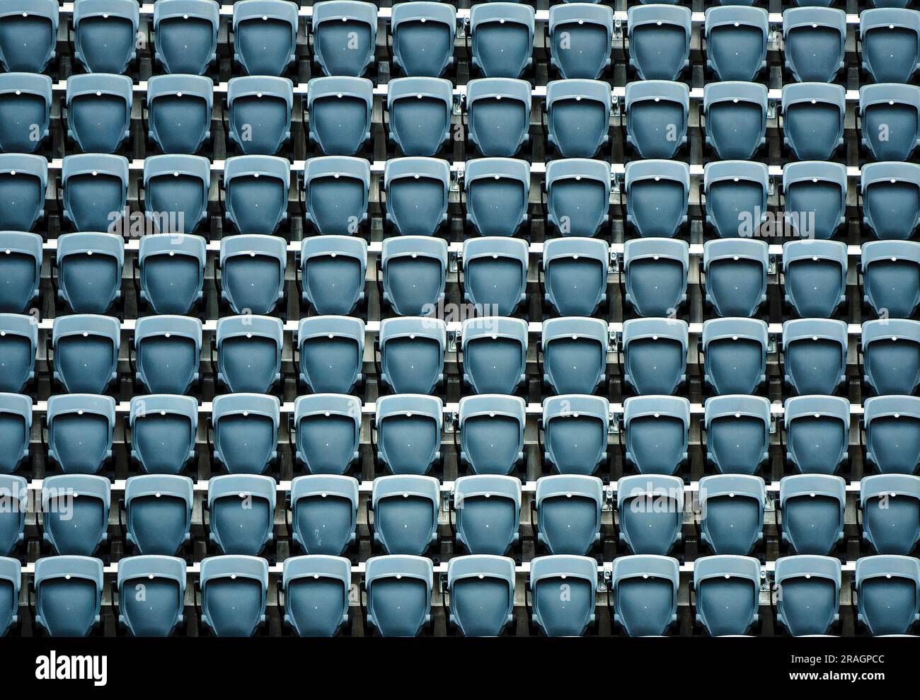 Rows of empty stadium seats Stock Photo - Alamy