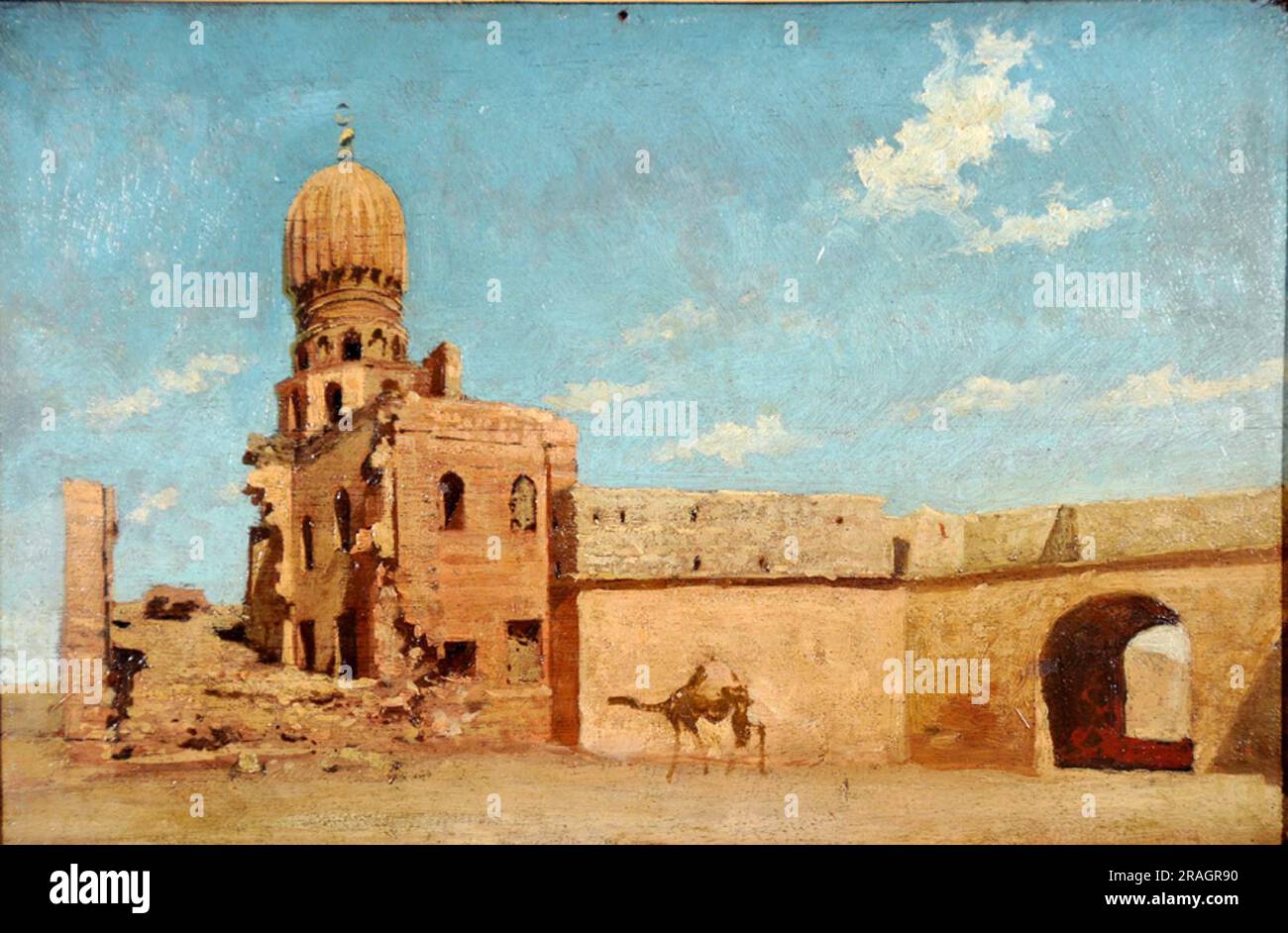 Impressions of Cairo 1870 by Cesare Biseo Stock Photo - Alamy