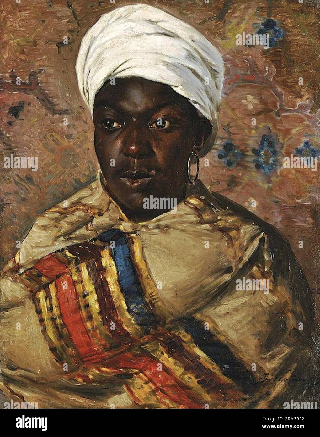 Portrait of a North African Lady Stock Photo - Alamy