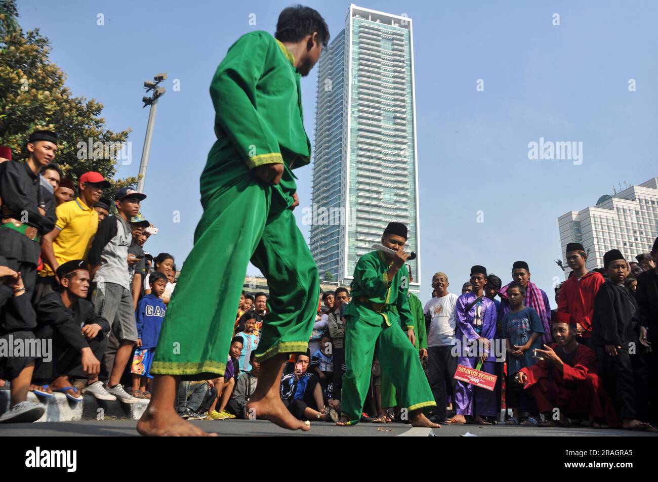 Jakarta Indonesia June 14 2015 Betawi Pencak Silat Martial Arts