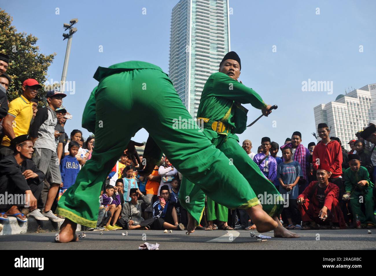 Jakarta Indonesia June 14 2015 Betawi Pencak Silat Martial Arts