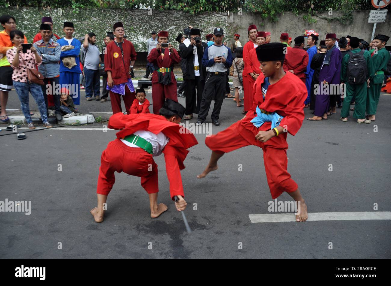 Jakarta Indonesia June 14 2015 Betawi Pencak Silat Martial Arts