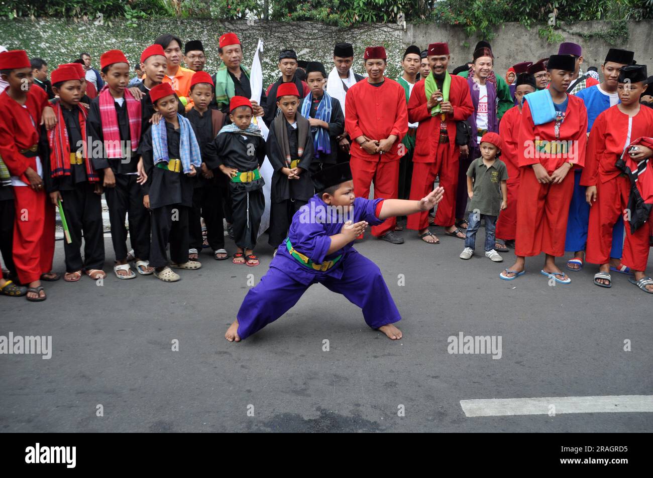 Jakarta Indonesia June 14 2015 Betawi Pencak Silat Martial Arts