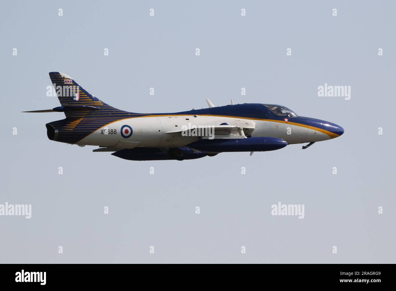 XE688, a Hawker Hunter T72 operated by Hawker Hunter Aviation, an ...