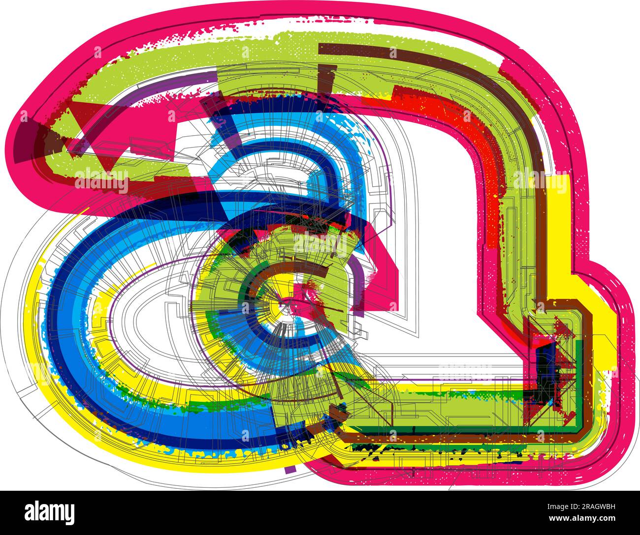 art sketched fonts, lowercase symbols, vector illustration letter a Stock Vector Image & Art - Alamy