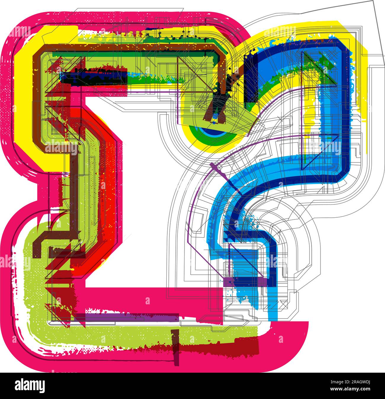 R fonts Stock Vector Images - Alamy