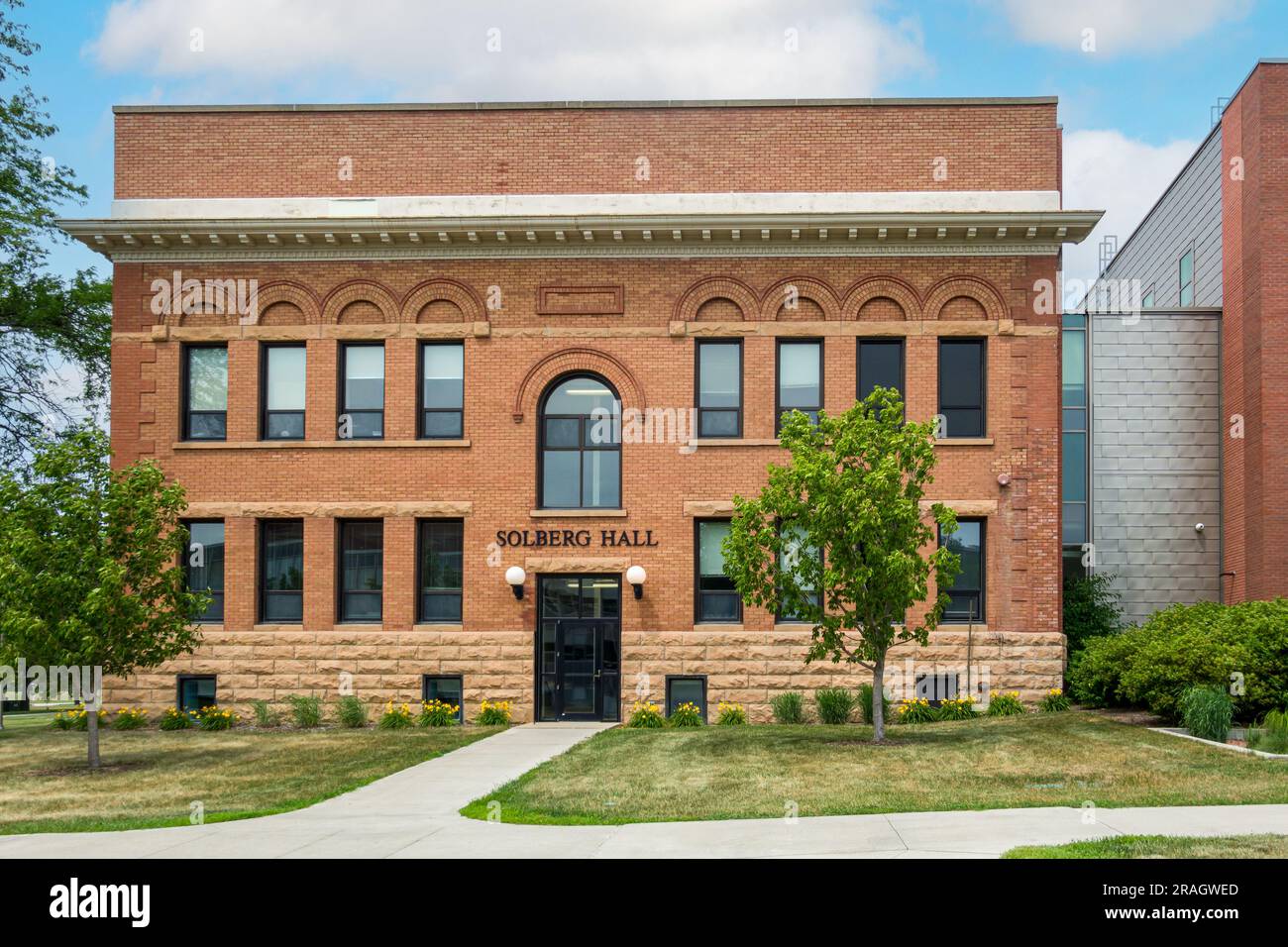 BROOKINGS, SD, USA - JUNE 21, 2023: Solberg Hall on the campus of South ...