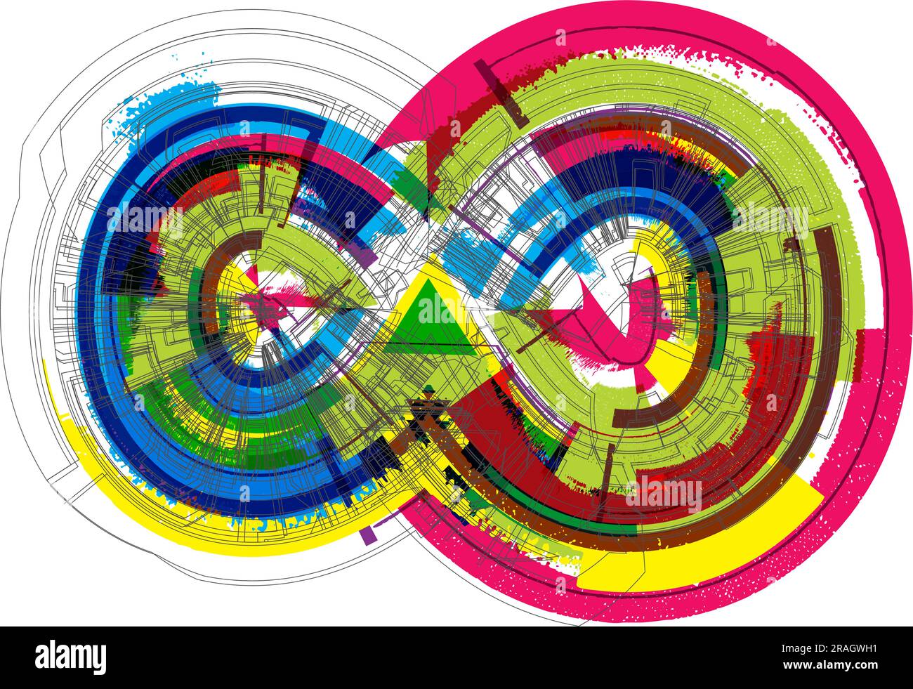 art sketched symbols fonts, vector illustration Stock Vector Image ...