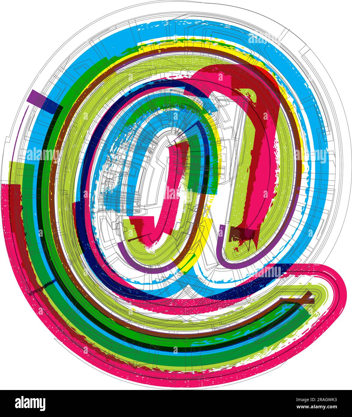 art sketched symbols fonts, vector illustration Stock Vector Image & Art - Alamy