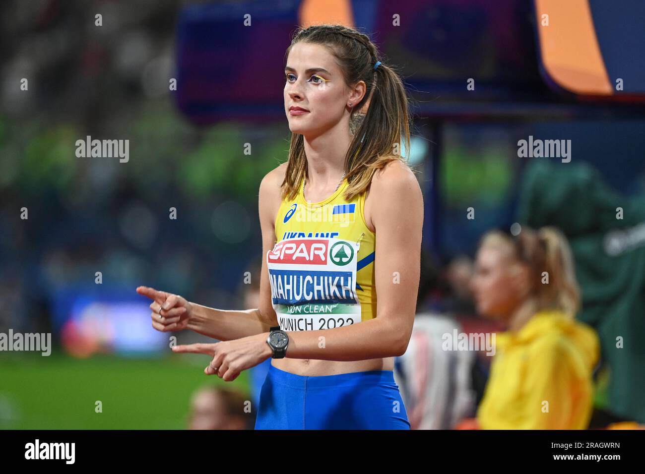 Yaroslava Mahuchikh (Ukraine). High Jump women. European Championships ...