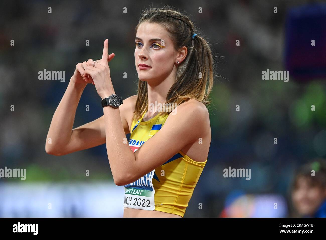 Yaroslava Mahuchikh (Ukraine). High Jump women. European Championships ...
