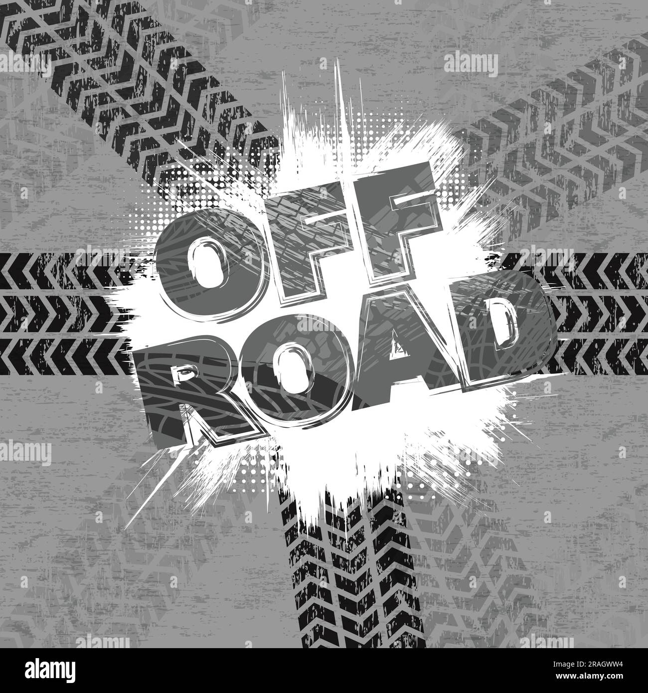 Off road abstract tire track background Stock Vector Image & Art - Alamy