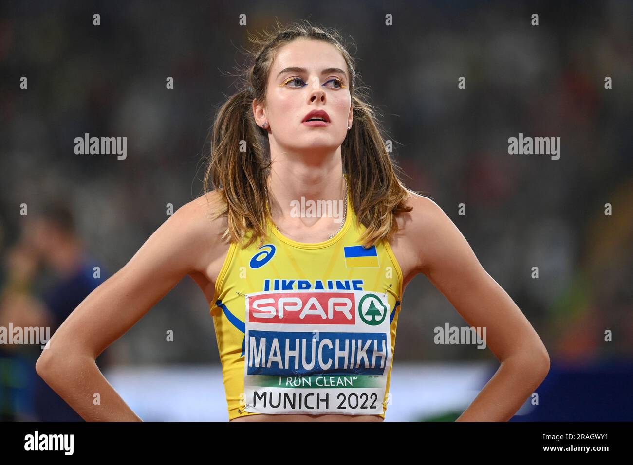 Yaroslava Mahuchikh (Ukraine). High Jump women. European Championships ...