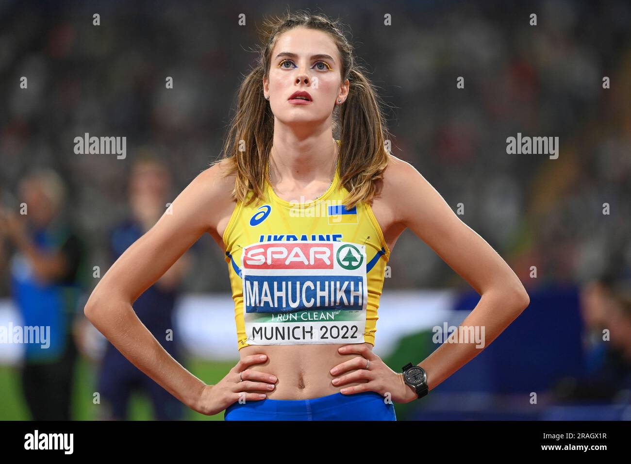 Yaroslava Mahuchikh (Ukraine). High Jump women. European Championships ...