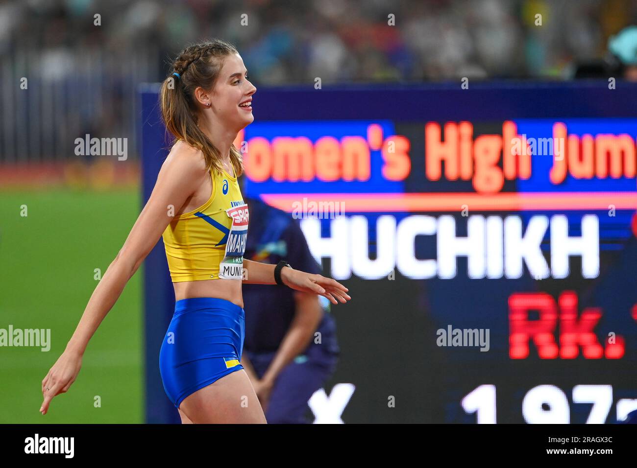 Yaroslava Mahuchikh (Ukraine). High Jump women. European Championships ...
