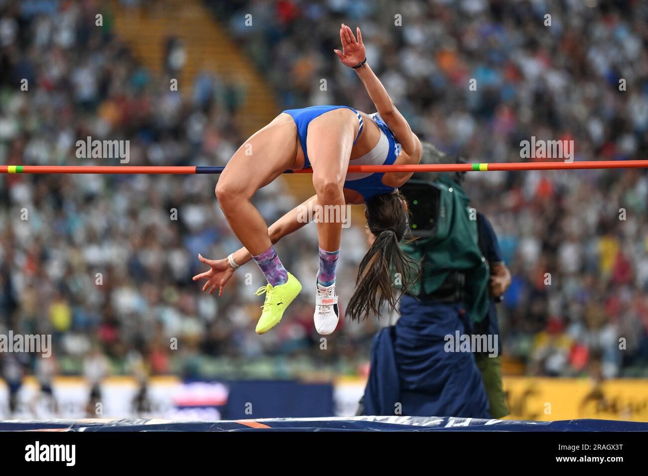 Tatiana Gusin (Greece). High Jump women. European Championships Munich ...
