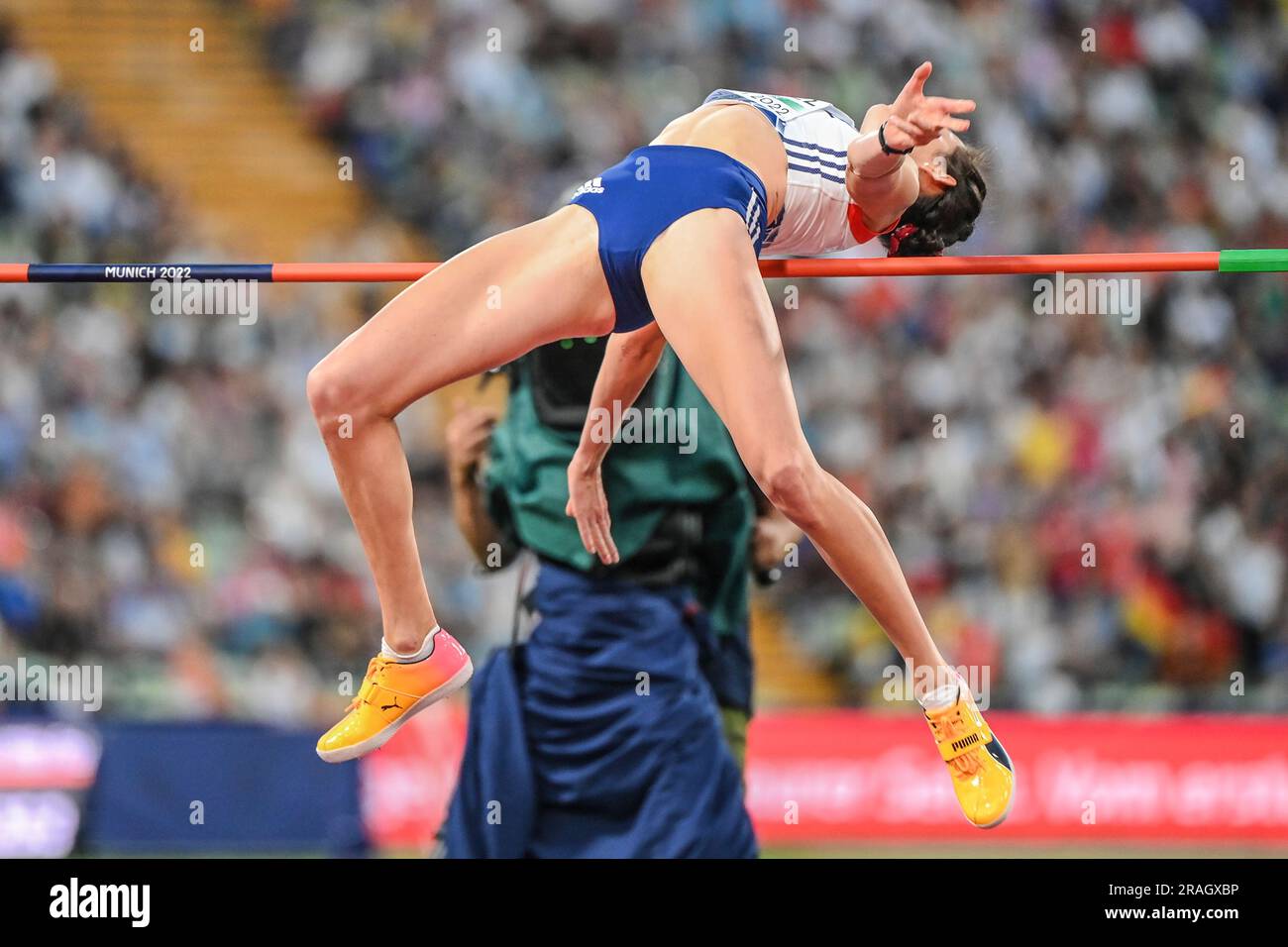 Solene Gicquel (France). High Jump women. European Championships Munich ...