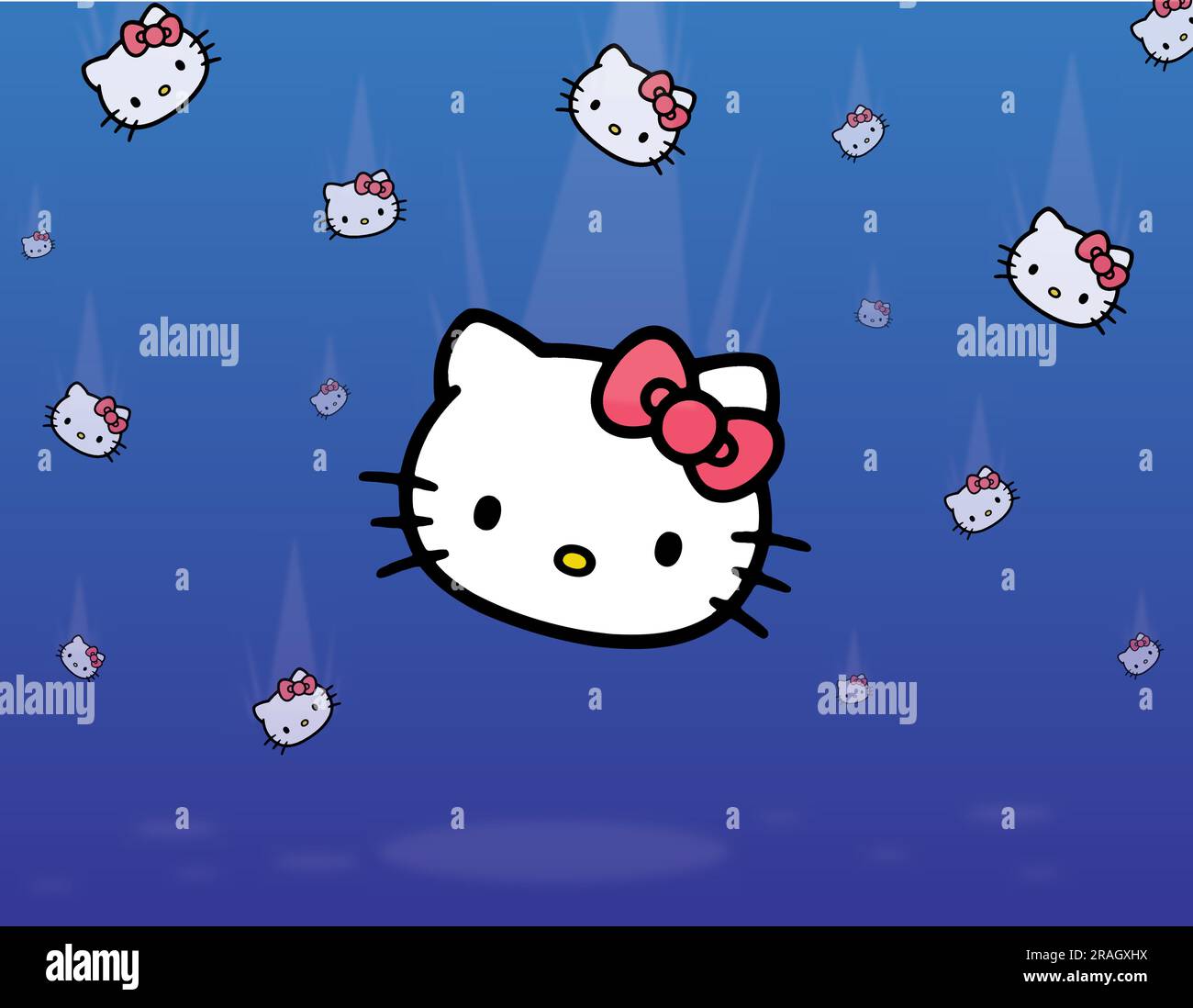 Hello kitty logo hi-res stock photography and images - Alamy