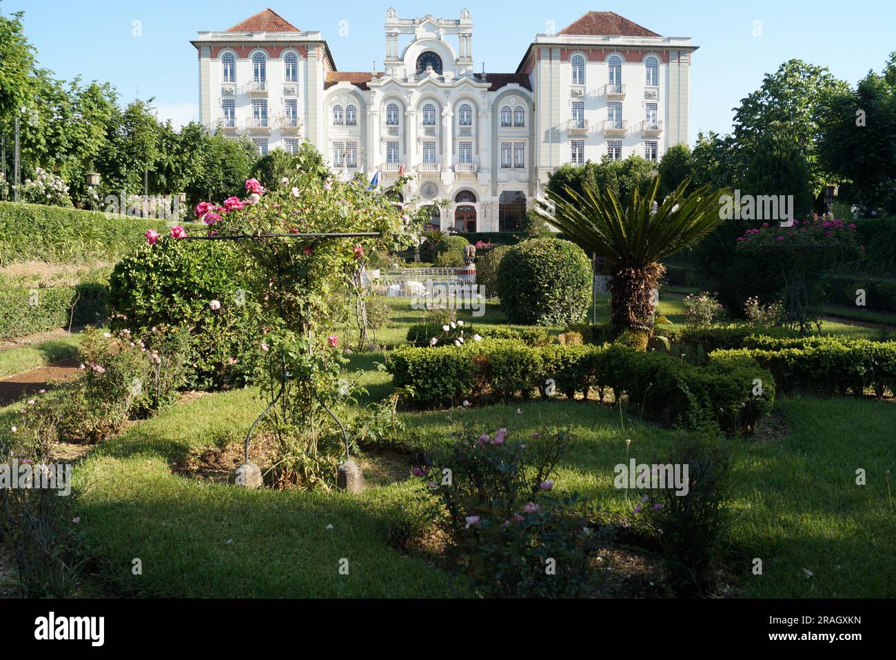 Curia Palace, historic early 20th-century hotel and spa with manicured ...