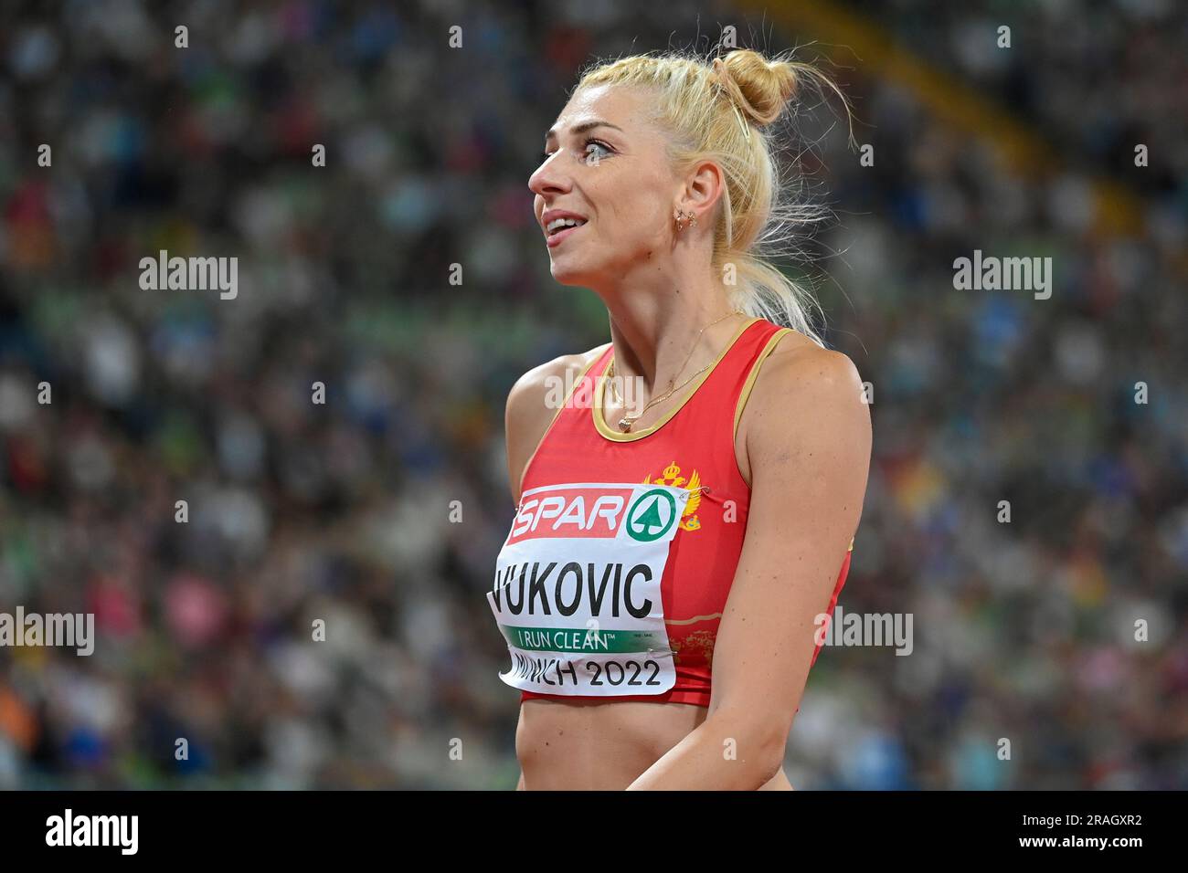 Marija Vukovic (Montenegro). High Jump Silver Medal. European ...