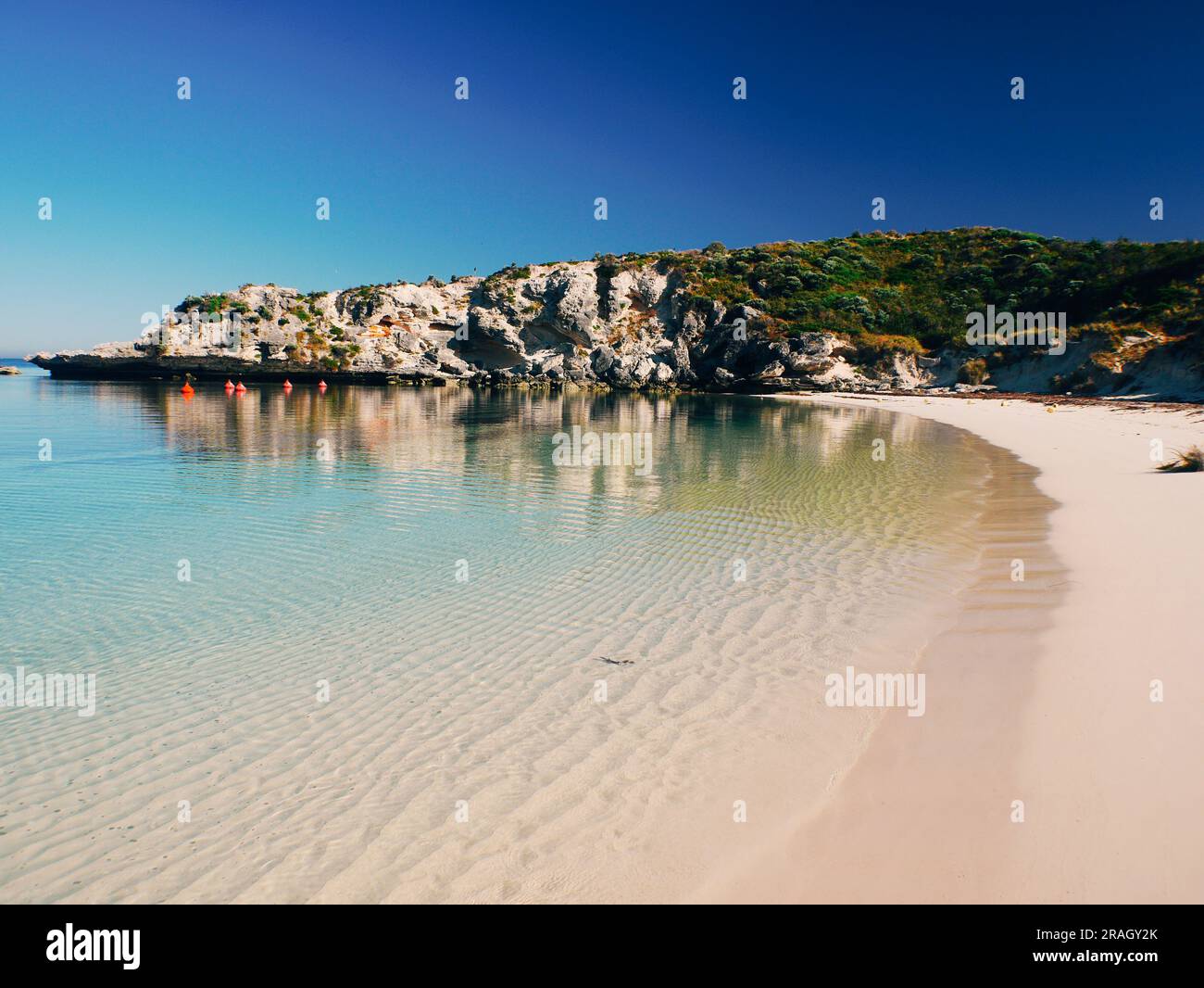Calm Morning at Geordie Bay, Rottnest Island Western Australia Stock ...