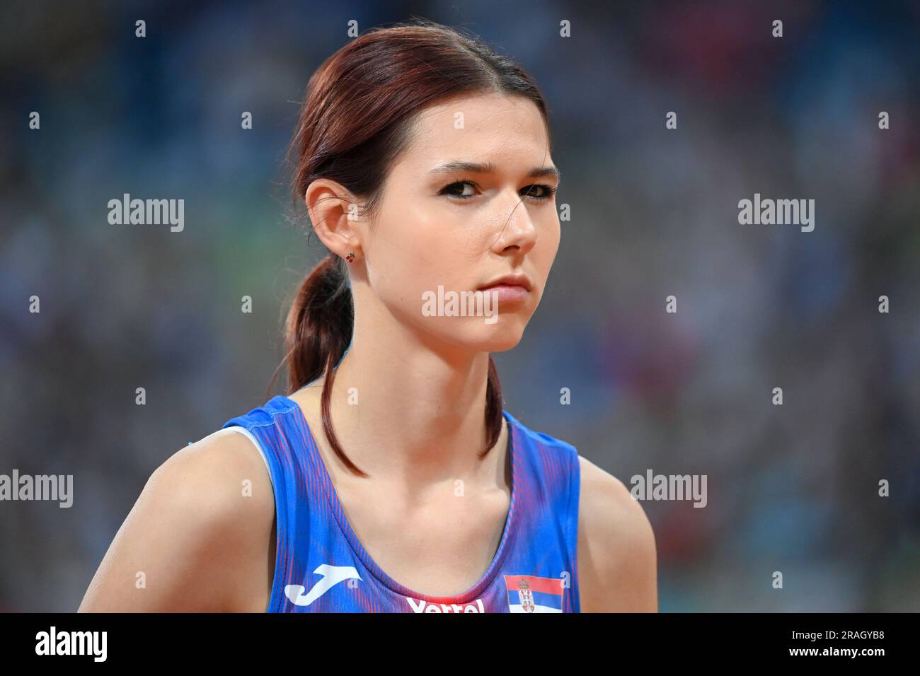 Angelina Topic (Serbia). High Jump bronze medal. European Championships ...