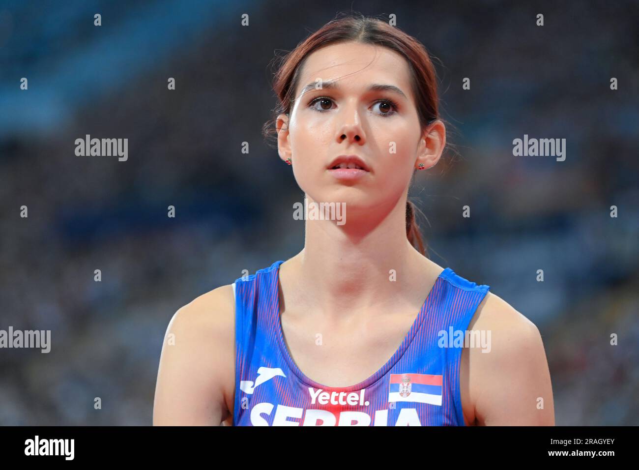Angelina Topic (Serbia). High Jump bronze medal. European Championships ...