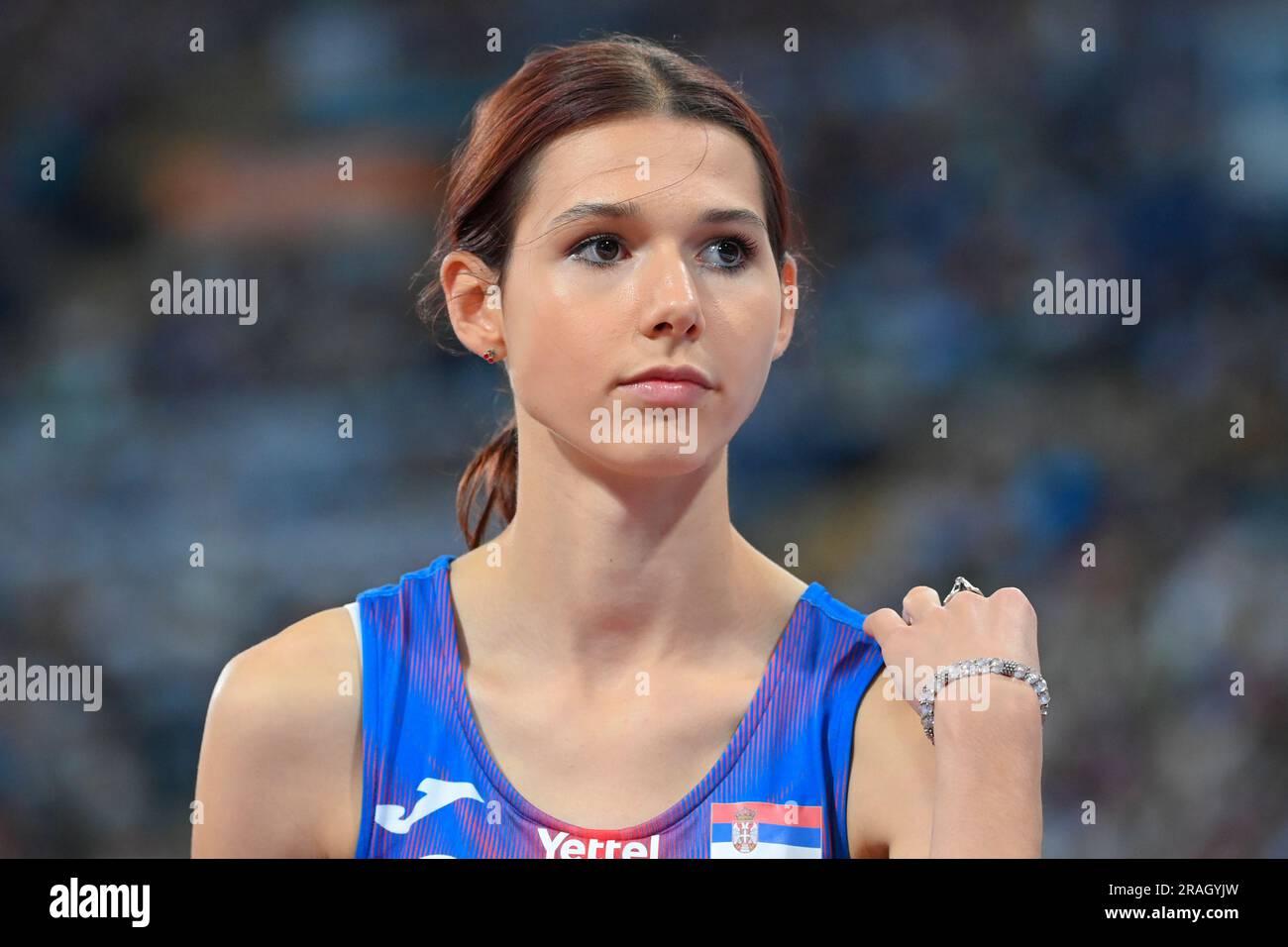 Angelina Topic (Serbia). High Jump bronze medal. European Championships ...