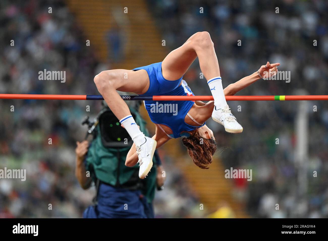 Angelina Topic (Serbia). High Jump bronze medal. European Championships ...