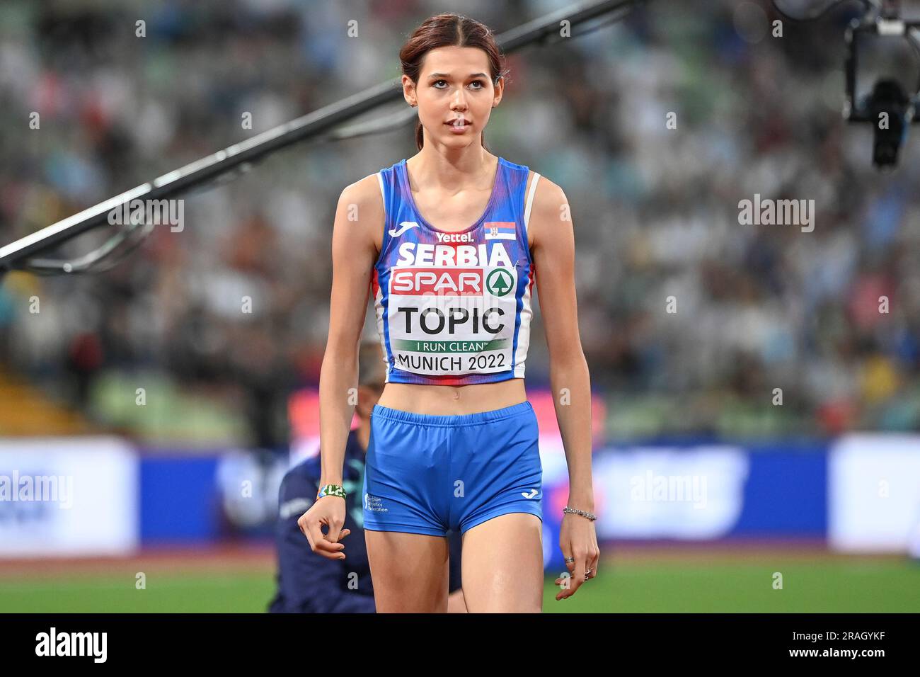 Angelina Topic (Serbia). High Jump bronze medal. European Championships ...