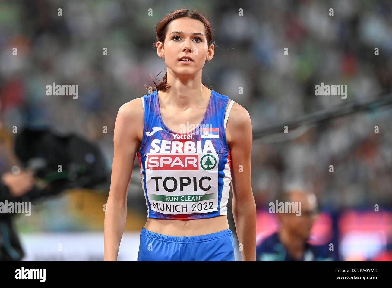 Angelina Topic (Serbia). High Jump bronze medal. European Championships ...