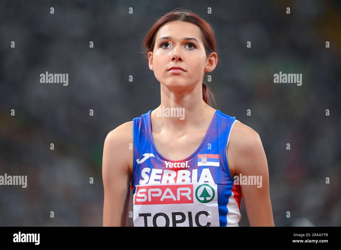 Angelina Topic (Serbia). High Jump bronze medal. European Championships ...